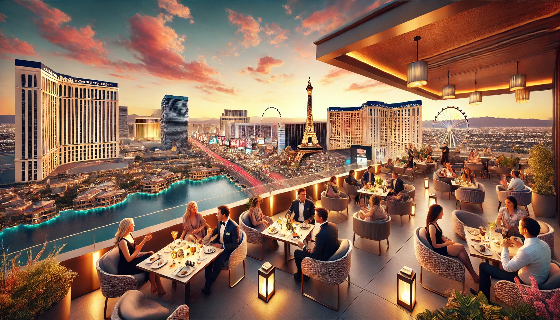 The Best Rooftop Dining in Las Vegas